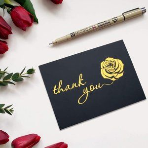 CLASSY THANK YOU CARDS | Other | Thank You Cards Set Of 48 And Matching ...